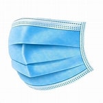 Cubreboca quirúrgico plisado color azul 3 capas con ajuste nasal paq 50 ...